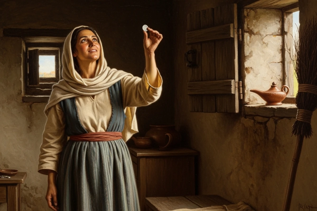 Parable of the Lost Coin: God's Joy Over One Repentant Soul | Bible ...